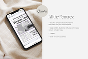 Editable Newspaper Template Canva