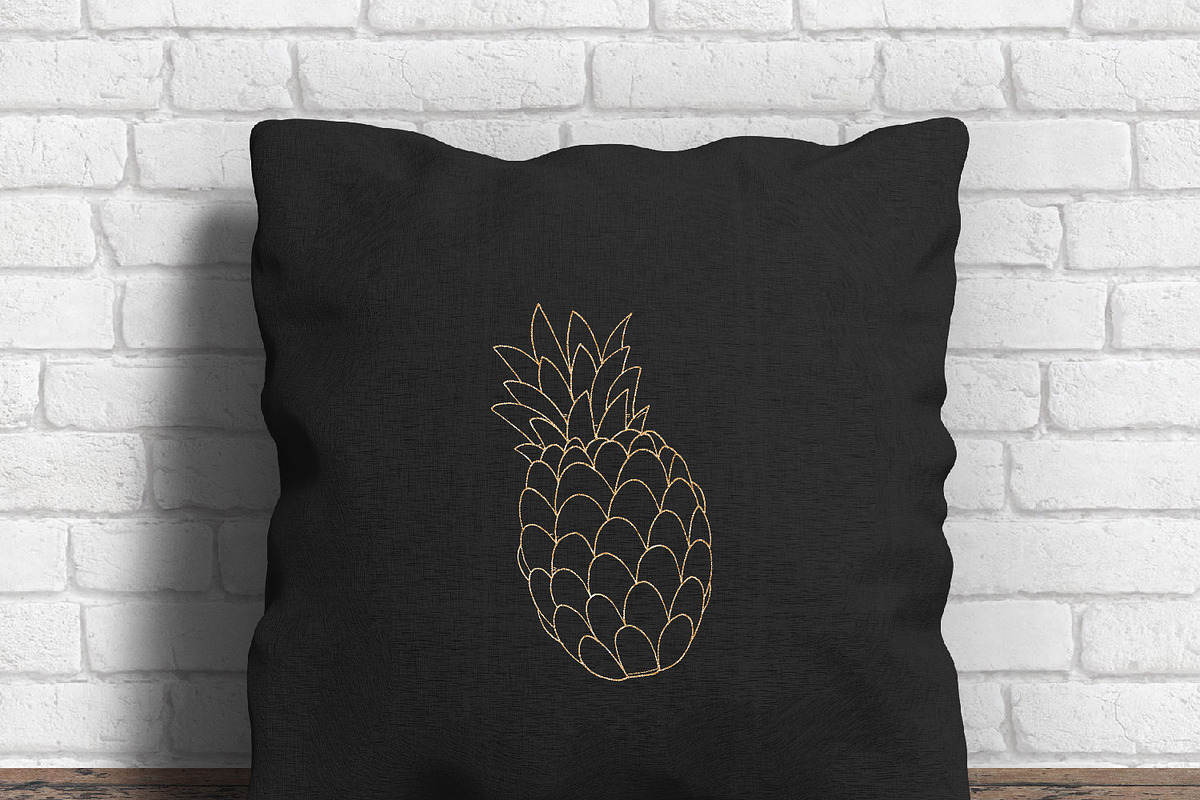 Pineapple Clipart Digital art, a Graphic by ConfettiBears | Creative Market