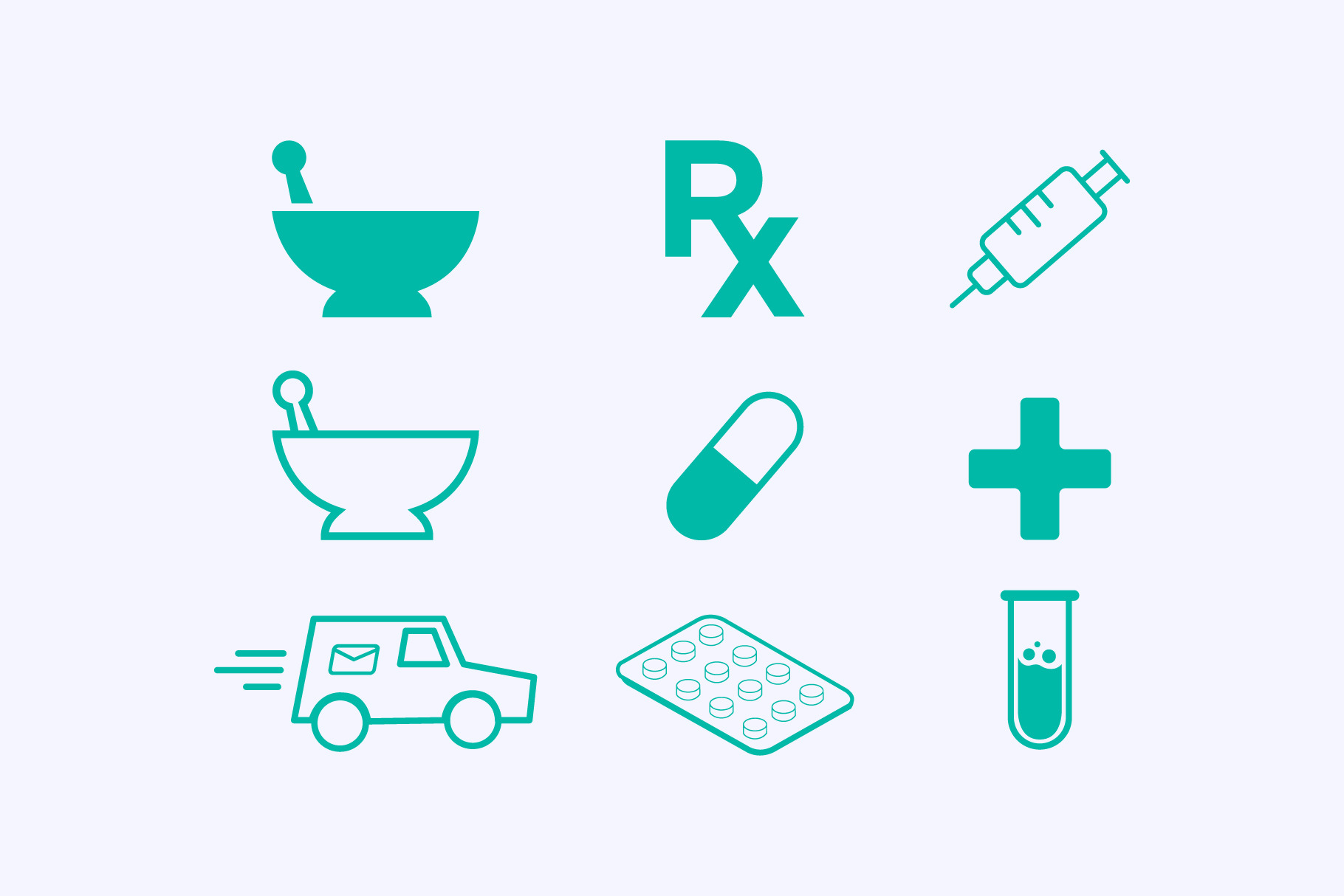 Pharmacy Icons, a Graphic by jclarke31