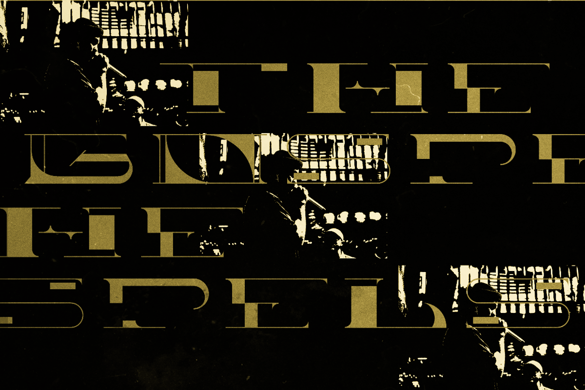 Yeezus, a Serif Font by JAF 34