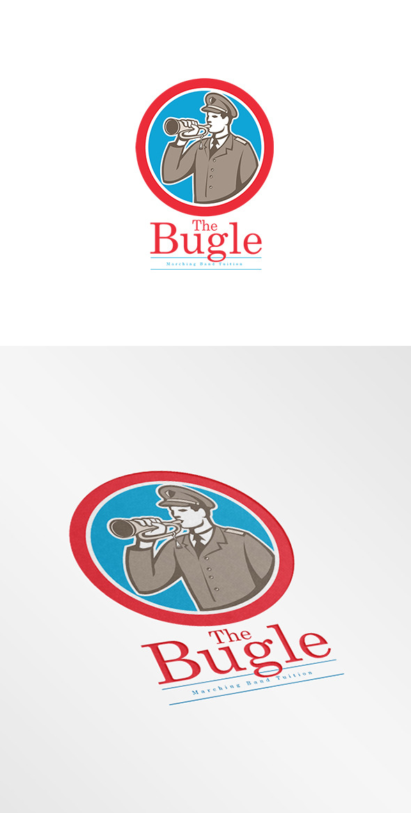Bugle Marching Band Logo, a Branding & Logo Template by patrimonio