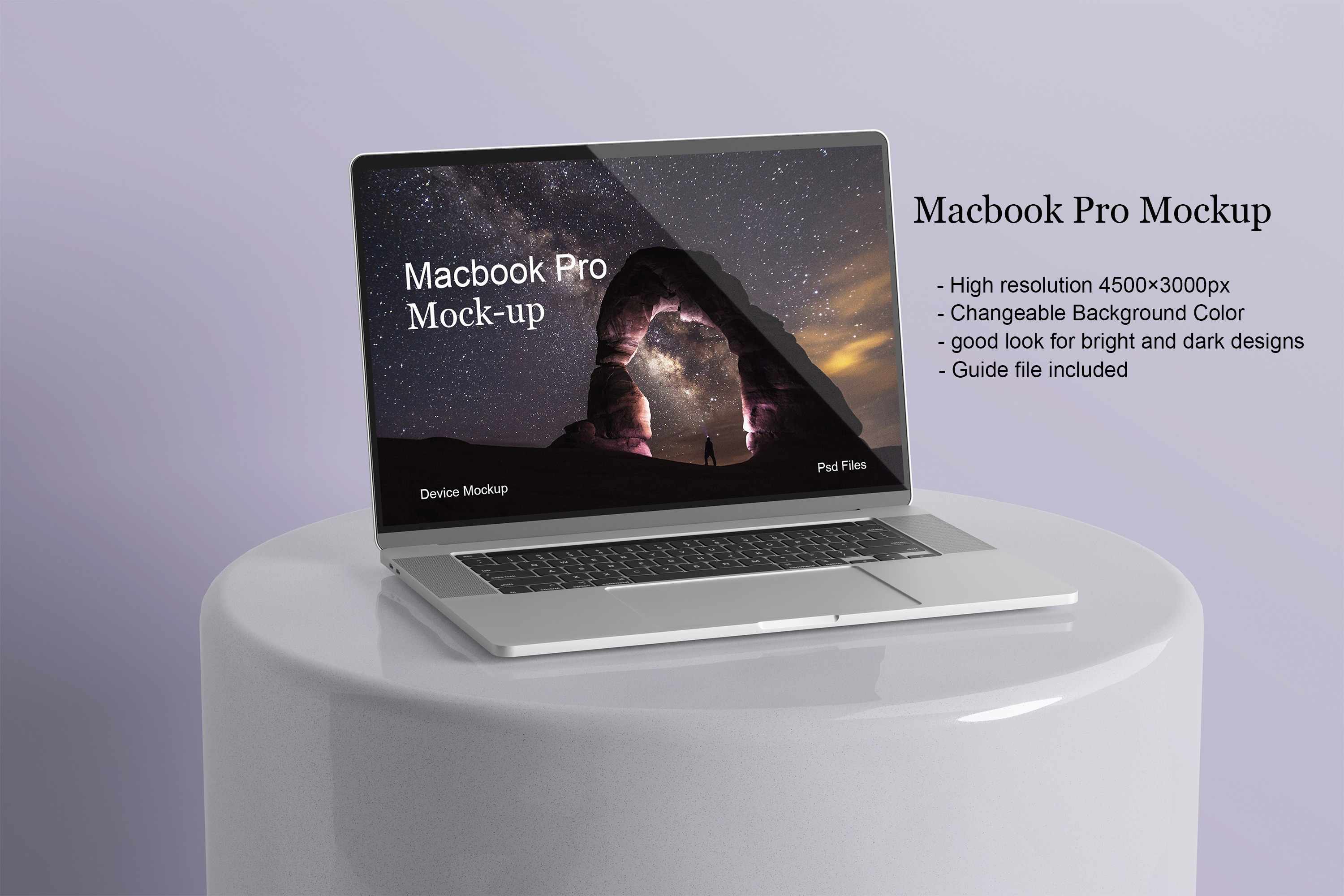 Minimal Macbook Pro Mockup, a Mac Mockup by Simpanggraphic