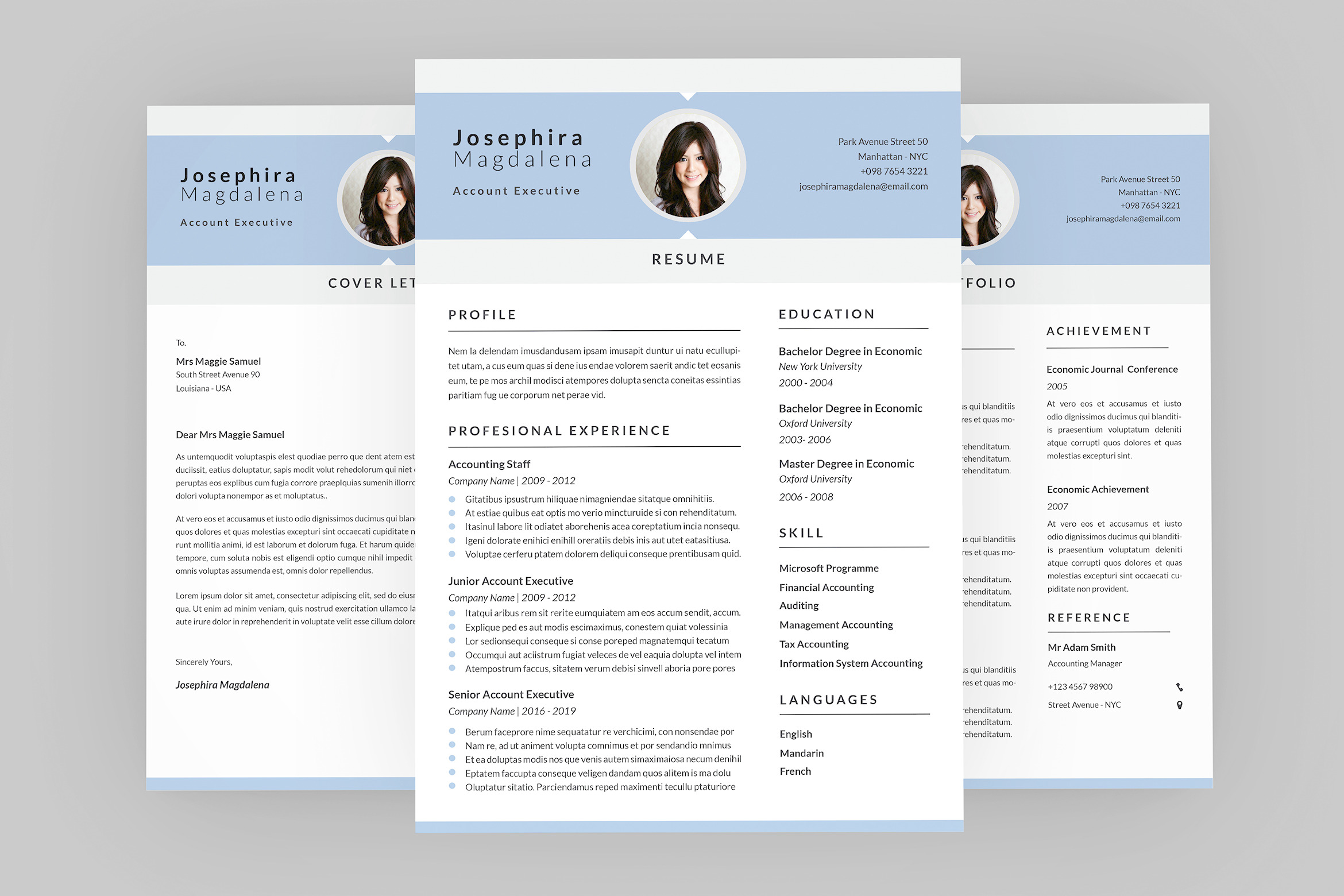 CV Specimen Resume Designer, a Resume Template by AQR Studio