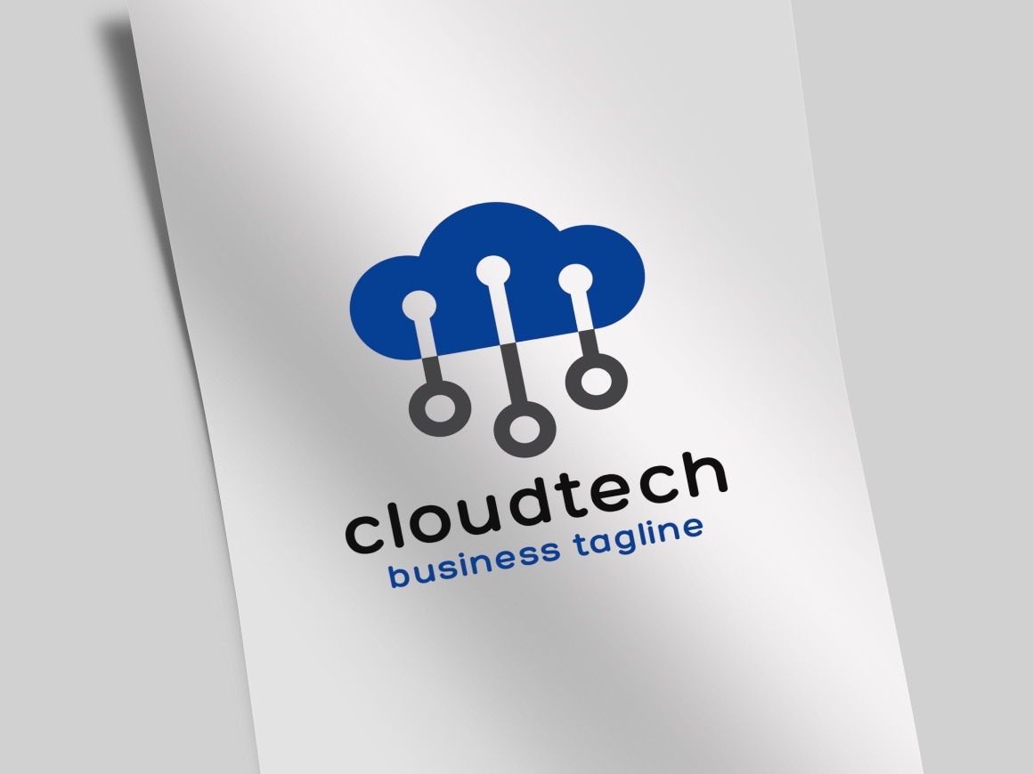 Cloud Tech Logo, a Branding & Logo Template by Design_Planet
