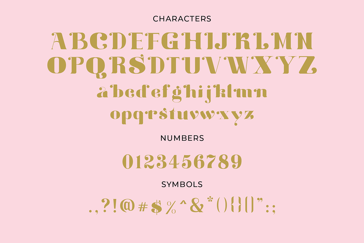 BRO Allura- Modern Bold Display Font, a Slab Serif Font by Brodi-Rose ...