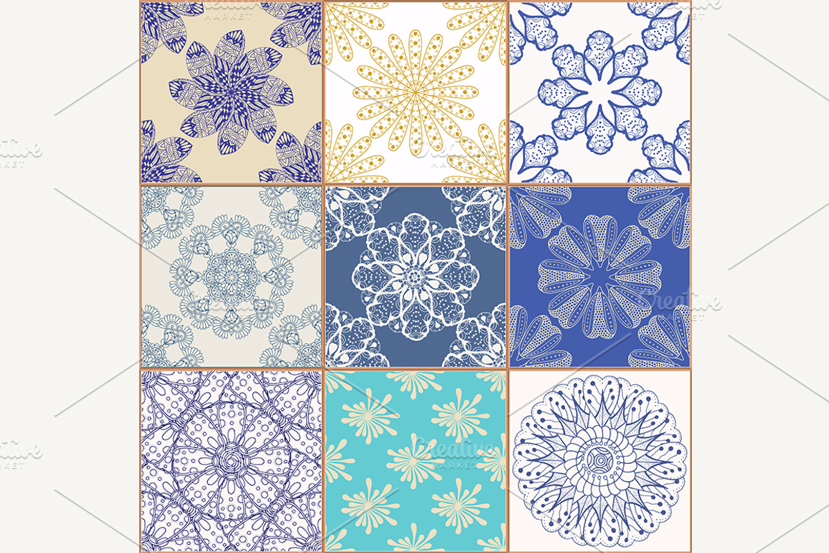 seamless patchwork background, a Pattern Graphic by IllustrationArtShop