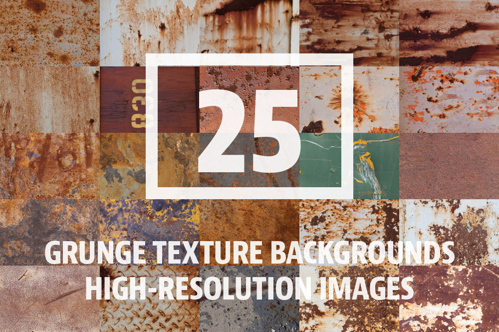 25 Grunge Metal/Rust Images Vol. 1, a Texture Graphic by RogerRidpath