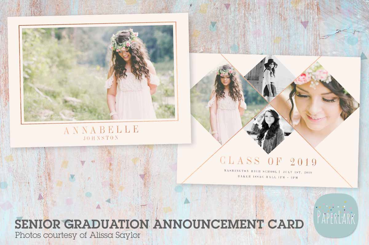 AG024 Senior Graduation Card, a Card Template by Paper Lark