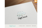 Digicloud, a Branding & Logo Template by blends.studio