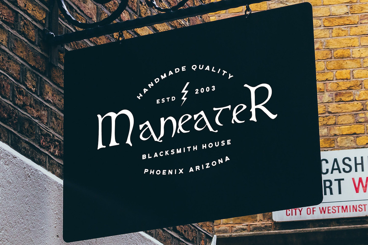 Virgo Display - Haunted Display Font, a Font by StringLabs