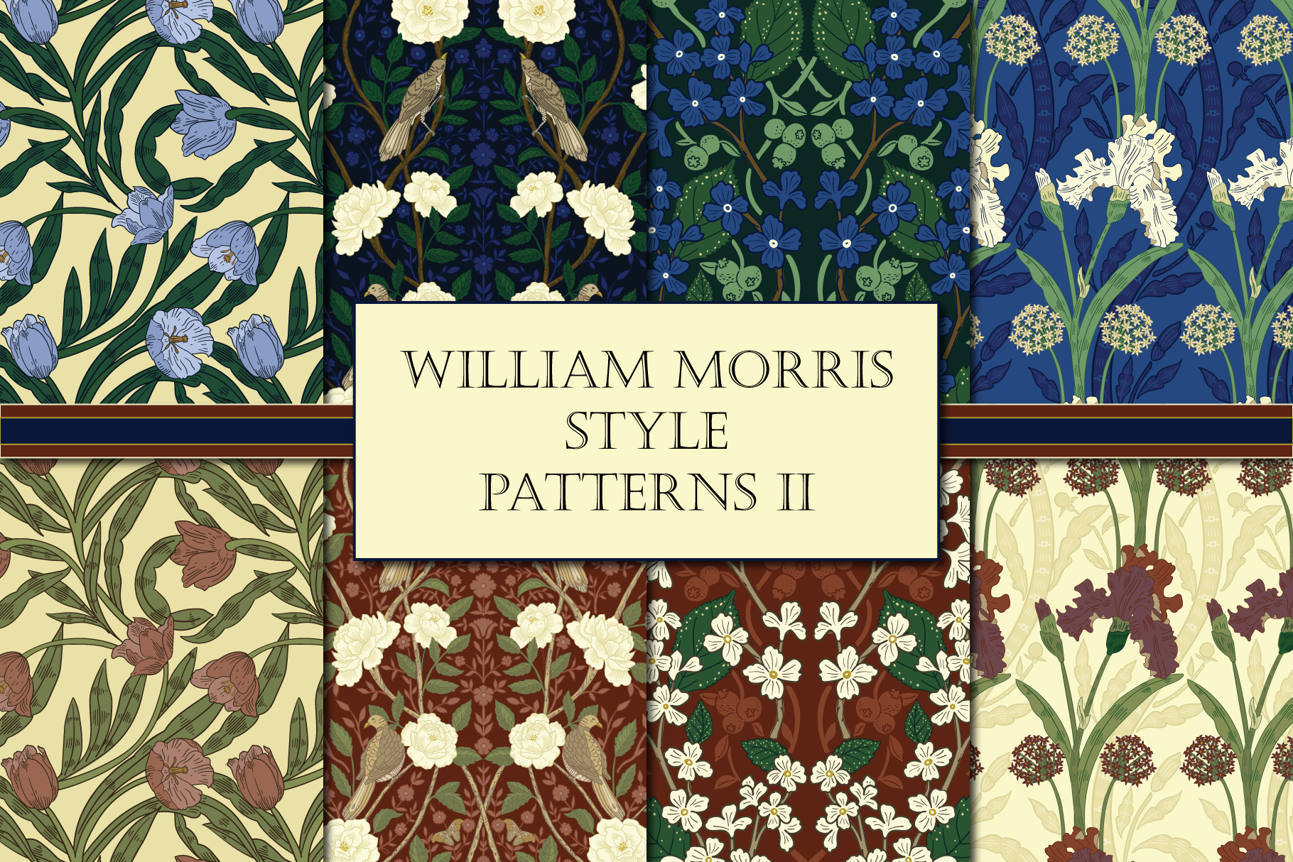 William Morris Style Patterns