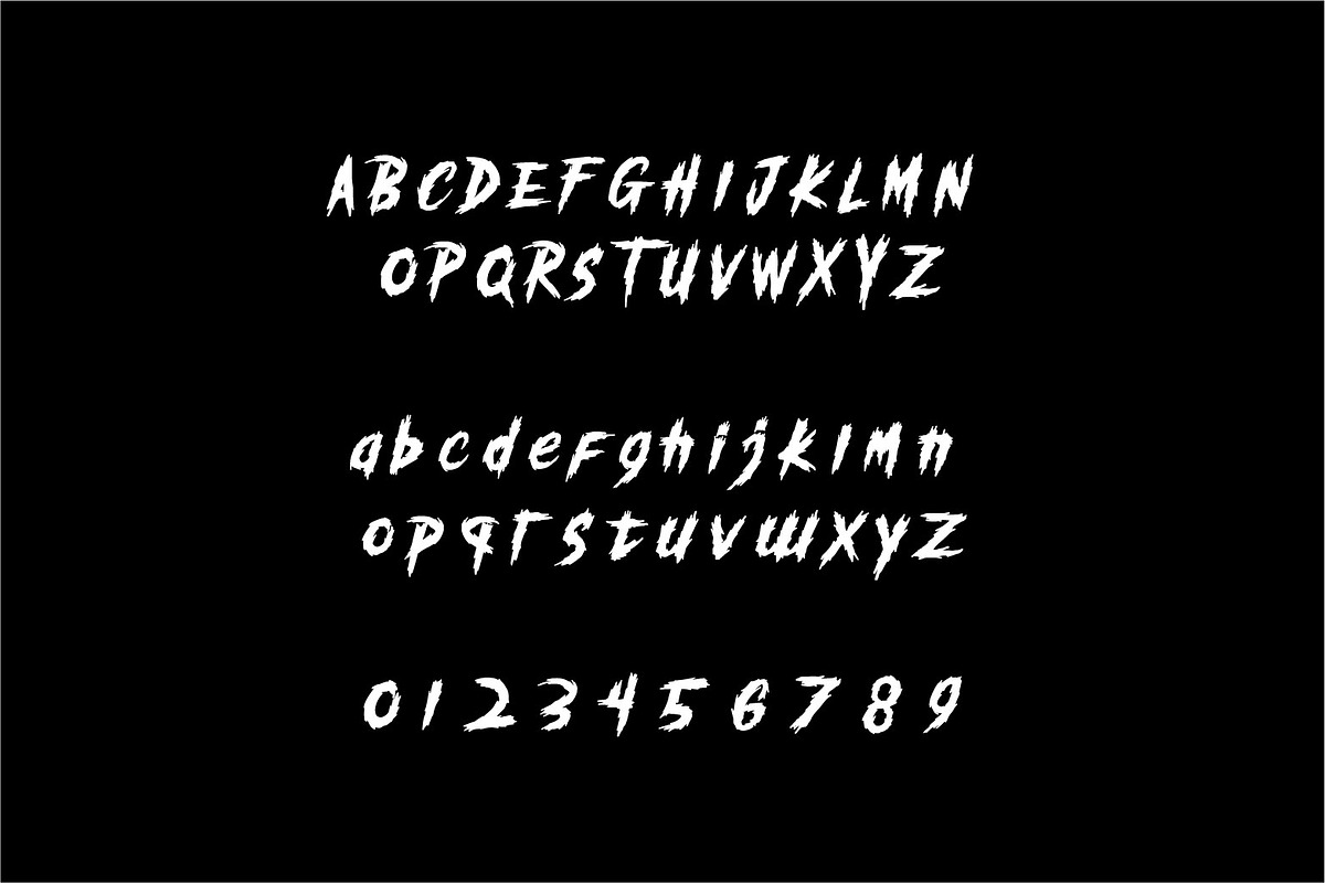 Darkmode – Horror Gothic Typeface, a Blackletter Font by WAP