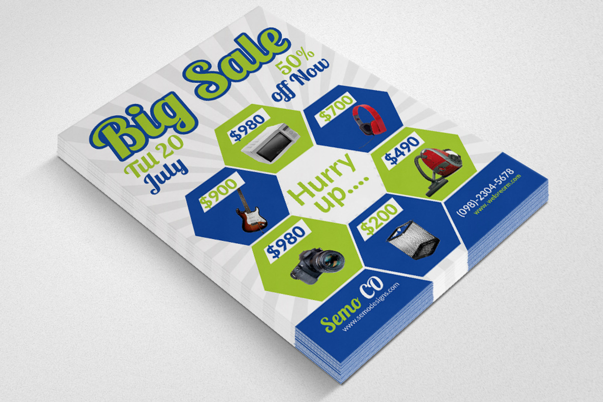 Product Flyer Template, a Flyer Template by Psd Templates