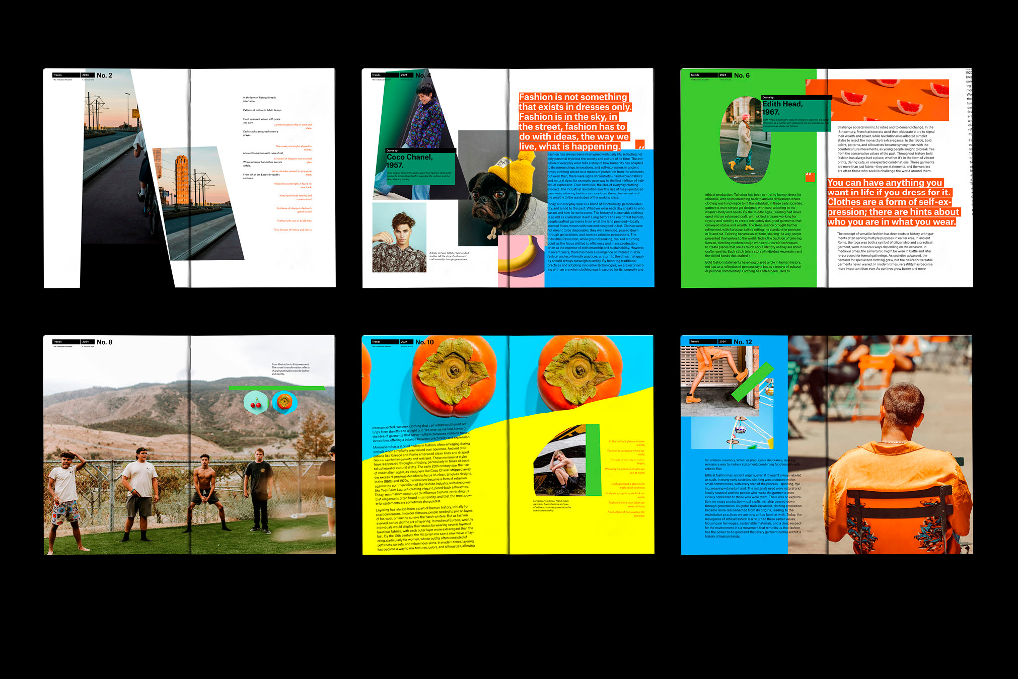 Collage Magazine for InDesign 7"x10.5" | Creative Market