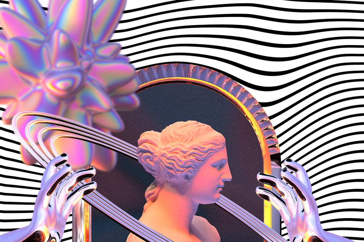 3D Surreal Creator Kit, an Object Graphic by Polli Deeva