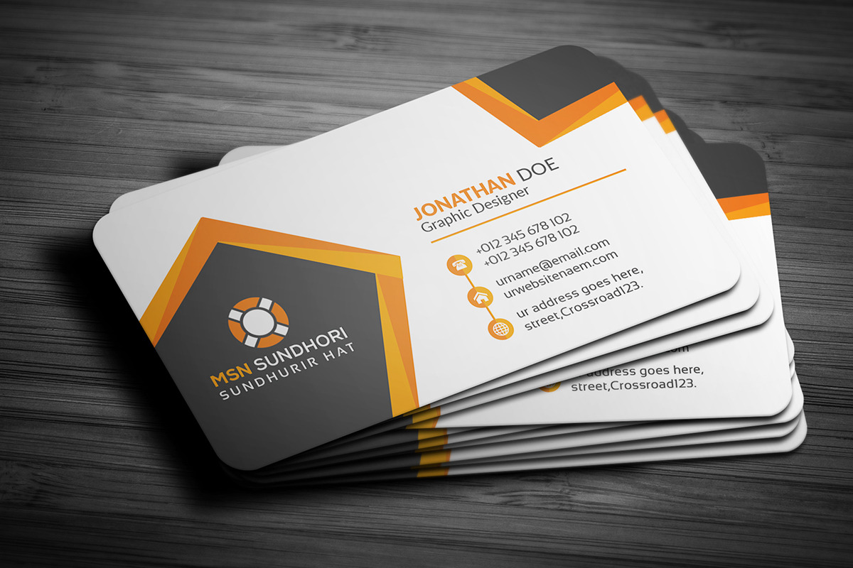 Business Card, a Business Card Template by Pixelpick