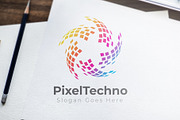 Pixel Technology Logo, a Branding & Logo Template by Diersyanart