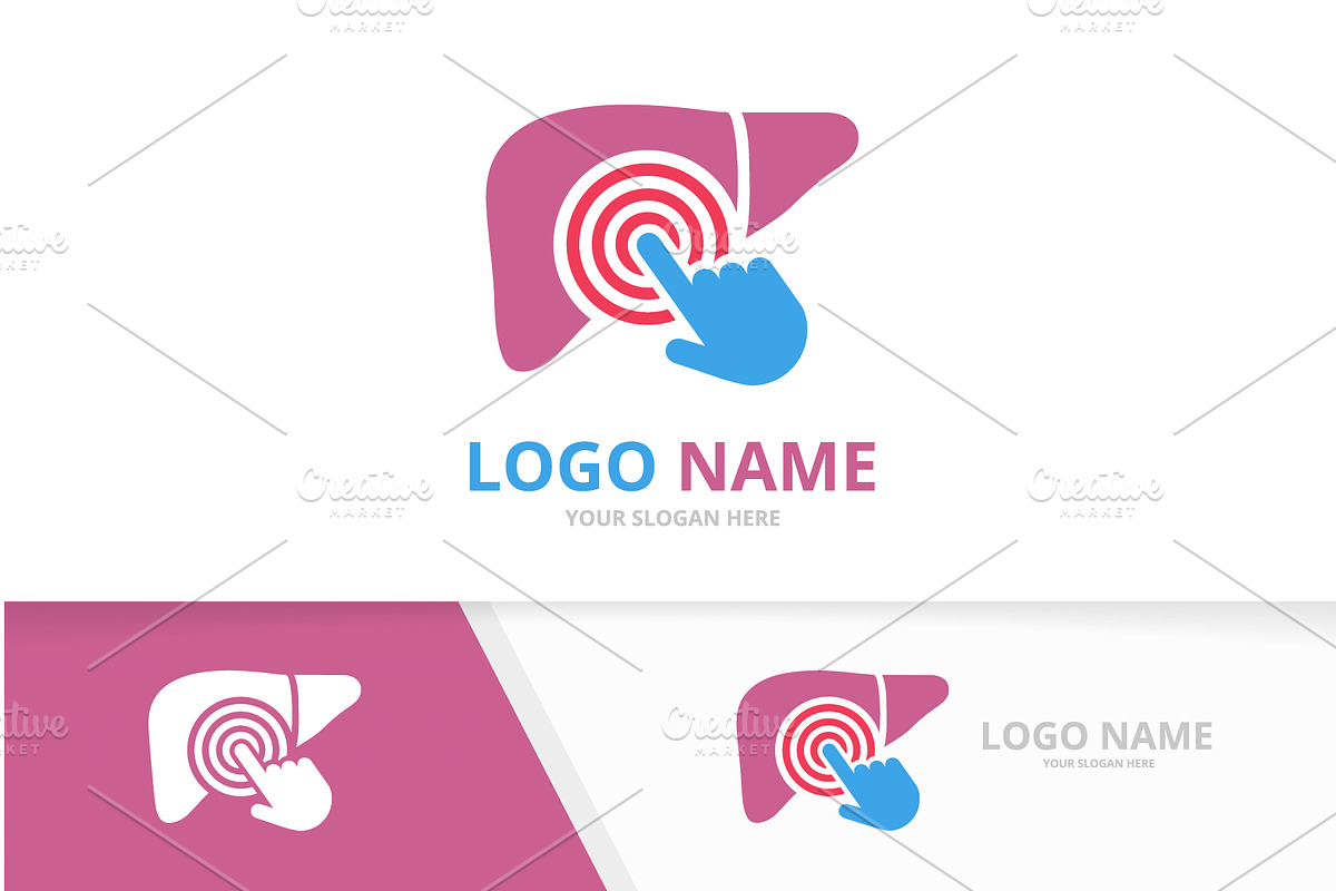 Vector liver and hand logo, a Branding & Logo Template by GraphiShop ...