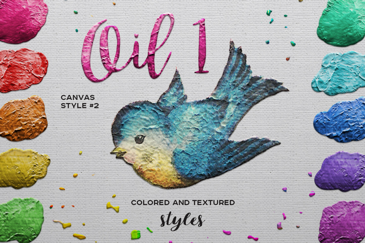 FUNKY PAINTER Photoshop Creative Kit, a Layer Style Add-On by Graphic ...