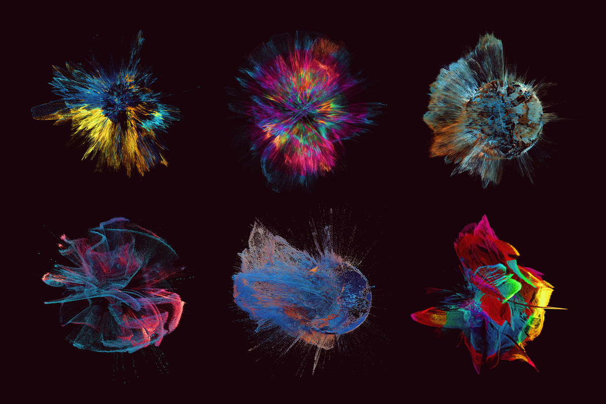 Catalyst v2: Explosive Textures, a Texture Graphic by RuleByArt