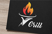 Grill Logo, a Branding & Logo Template by IKarGraphics