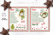 Printable Letter from Elf, an Illustration by Graphic House Design P.C