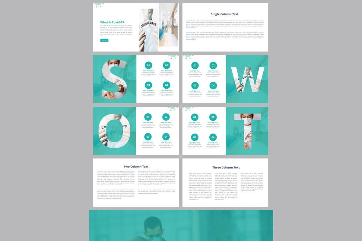 Corona Virus Powerpoint Template, a Presentation Template by Creative ...