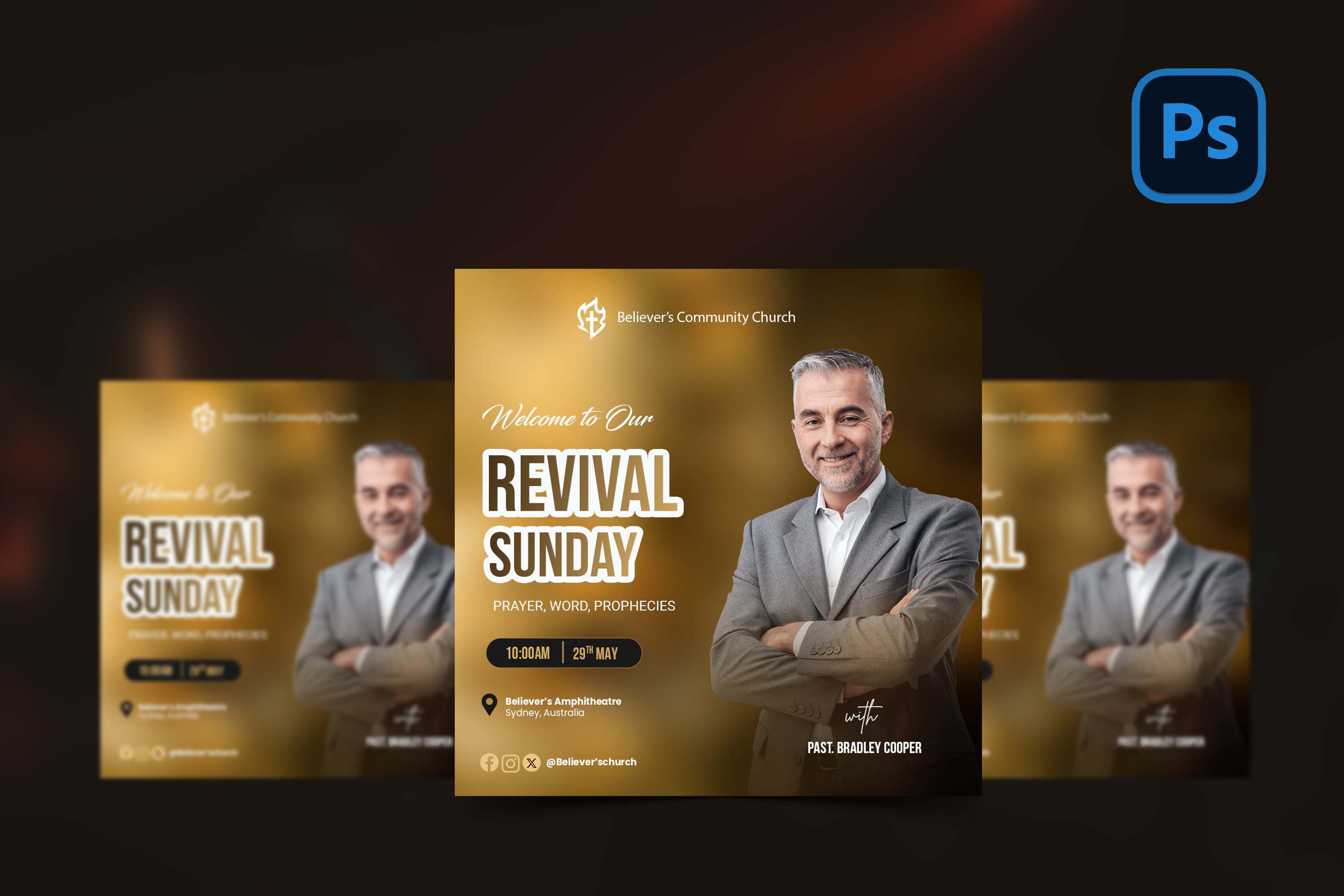 Revival Church Flyers PSD | Creative Market