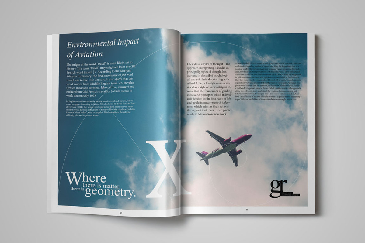 Golden Ratio Magazine Template, a Magazine Template by DesignSomething