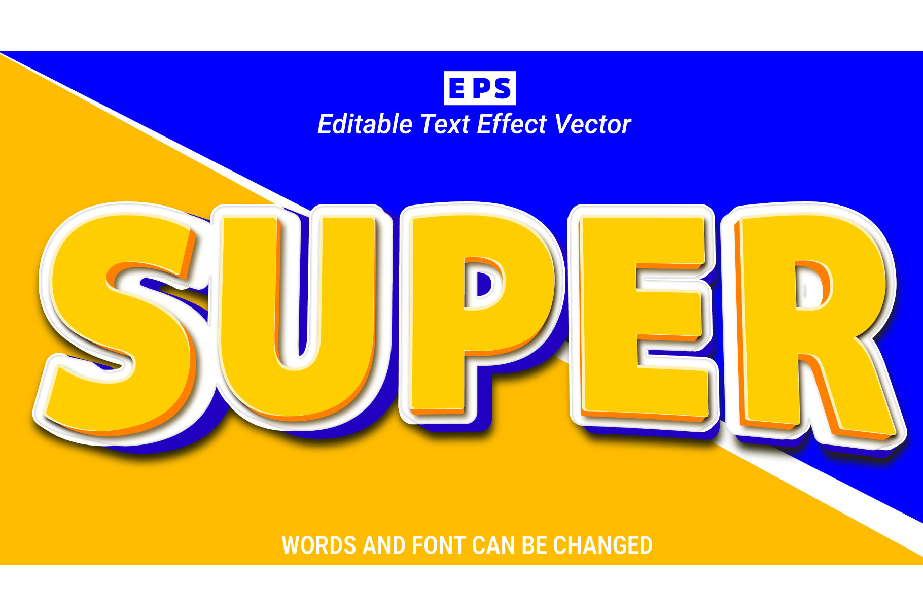 Super Vector 3d Editable Text Effect, a Layer Style Add-On by ...