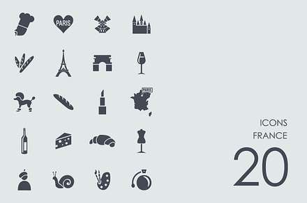 France icons, an Icon by Palau
