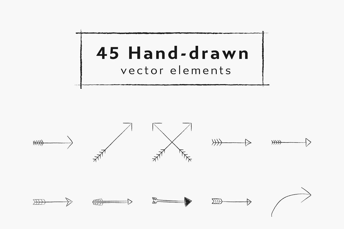 Hand-Drawn Vector Elements, an Object Graphic by P.F. Creative Lab