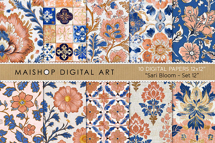 Doodle Patterns, a Pattern Graphic by Webvilla Studio