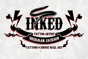 Inked Tattoo Artist Logo, a Branding & Logo Template by PremadePixels.com