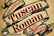 FHA Tuscan Roman, a Serif Font by Fontry West