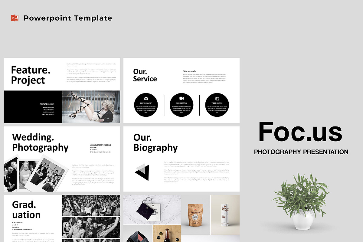 Focus - Powerpoint Template, a Presentation Template by Incools Stokie