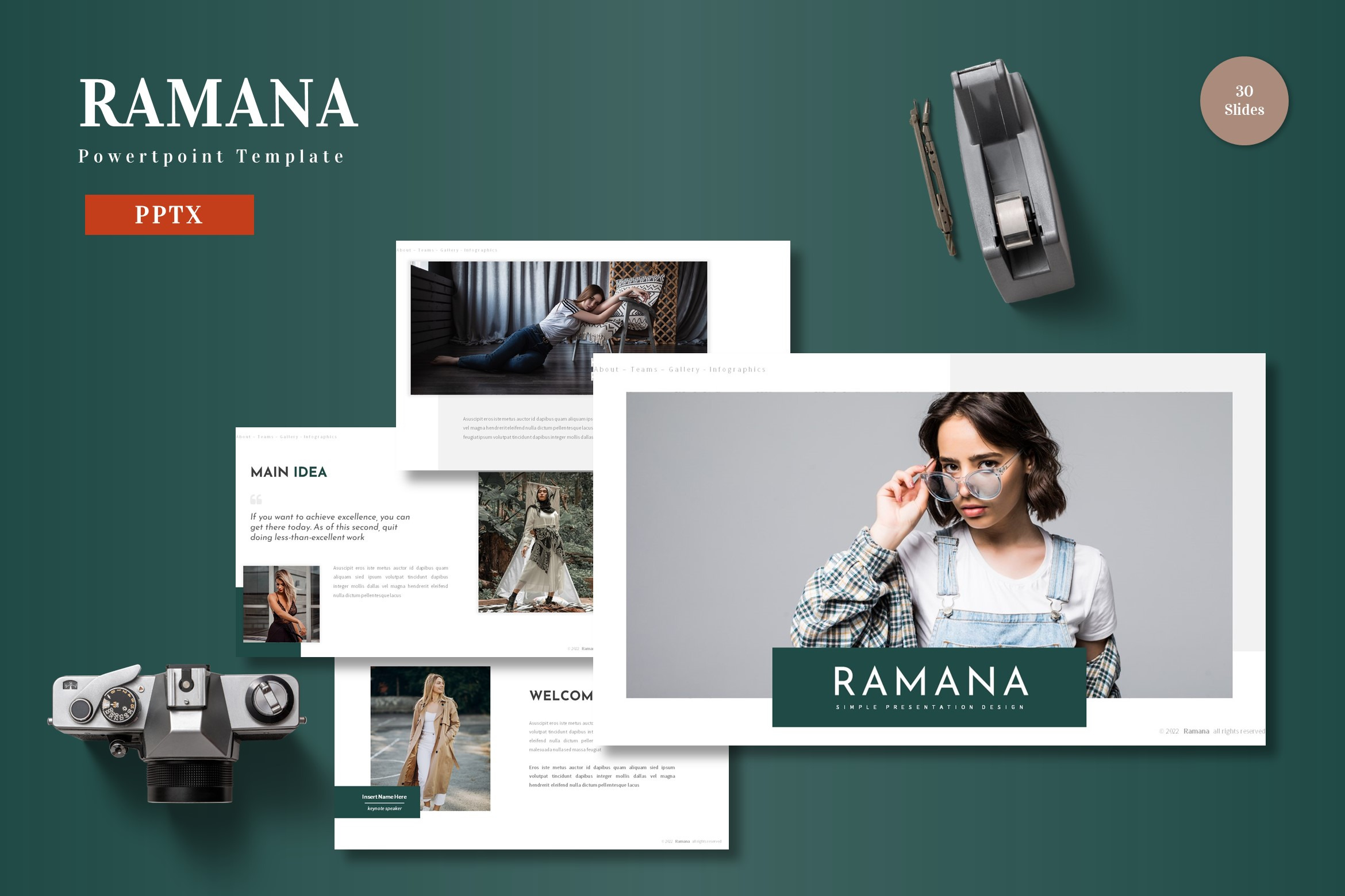 Ramana - Powerpoint, a Presentation Template by Fannan Studio ...
