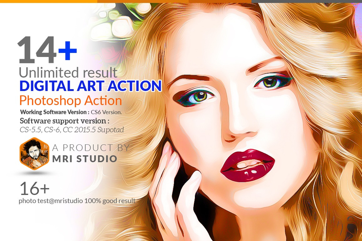 Digital Art Action, an Action Add-On by MRI STUDIO