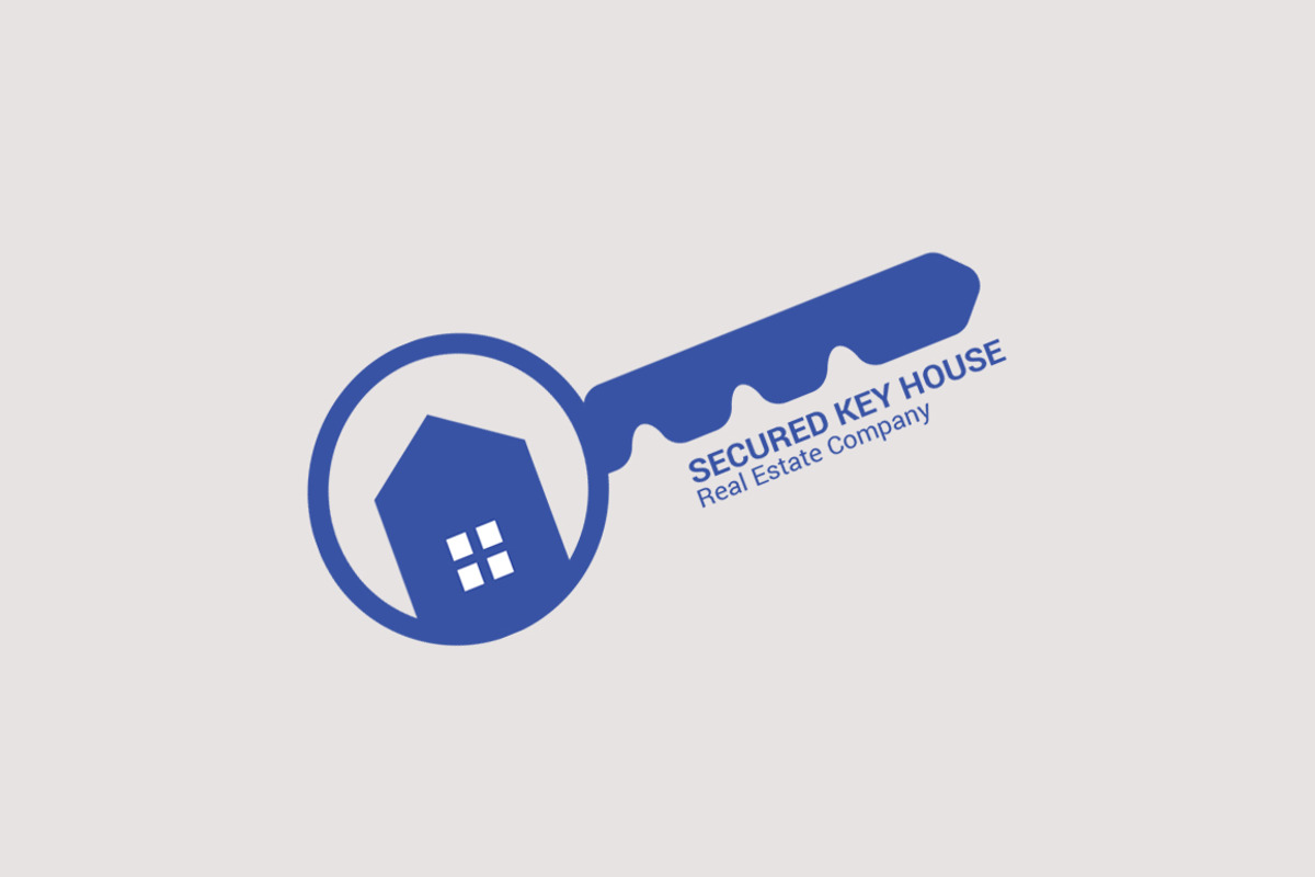 Secured Key House - Real Estate Logo, a Branding & Logo Template by ...