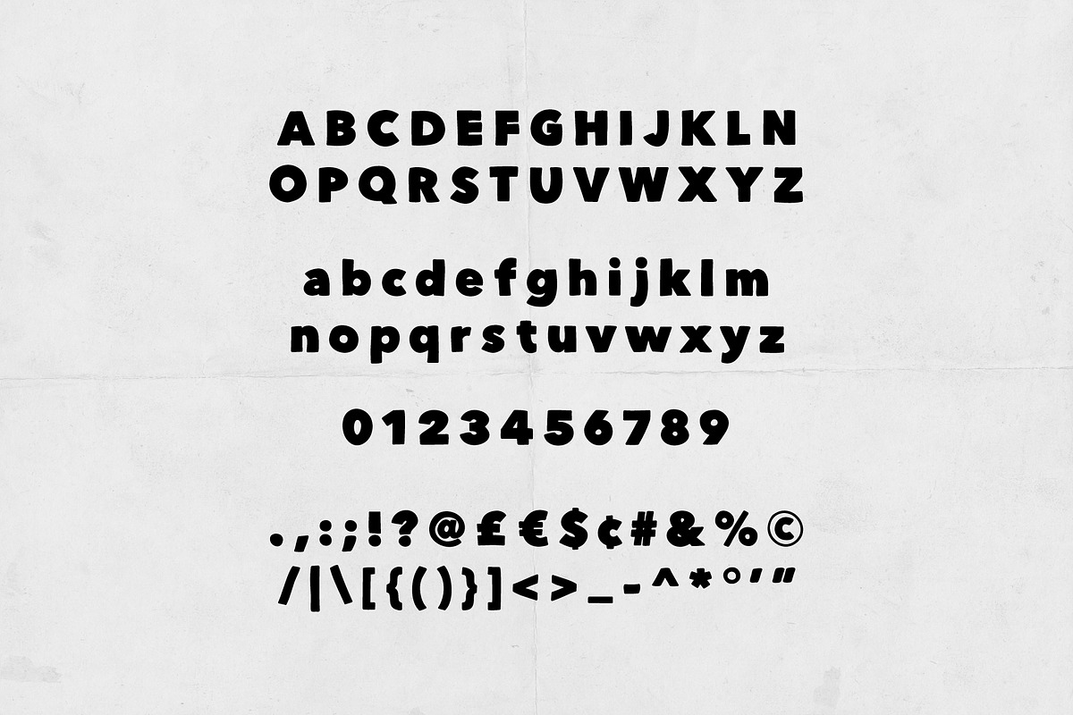 Heavy Hand - a Bold Font with Extras, a Font by On Point Studio