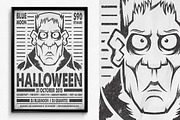 Wanted Halloween Poster, a Flyer Template by SNK's