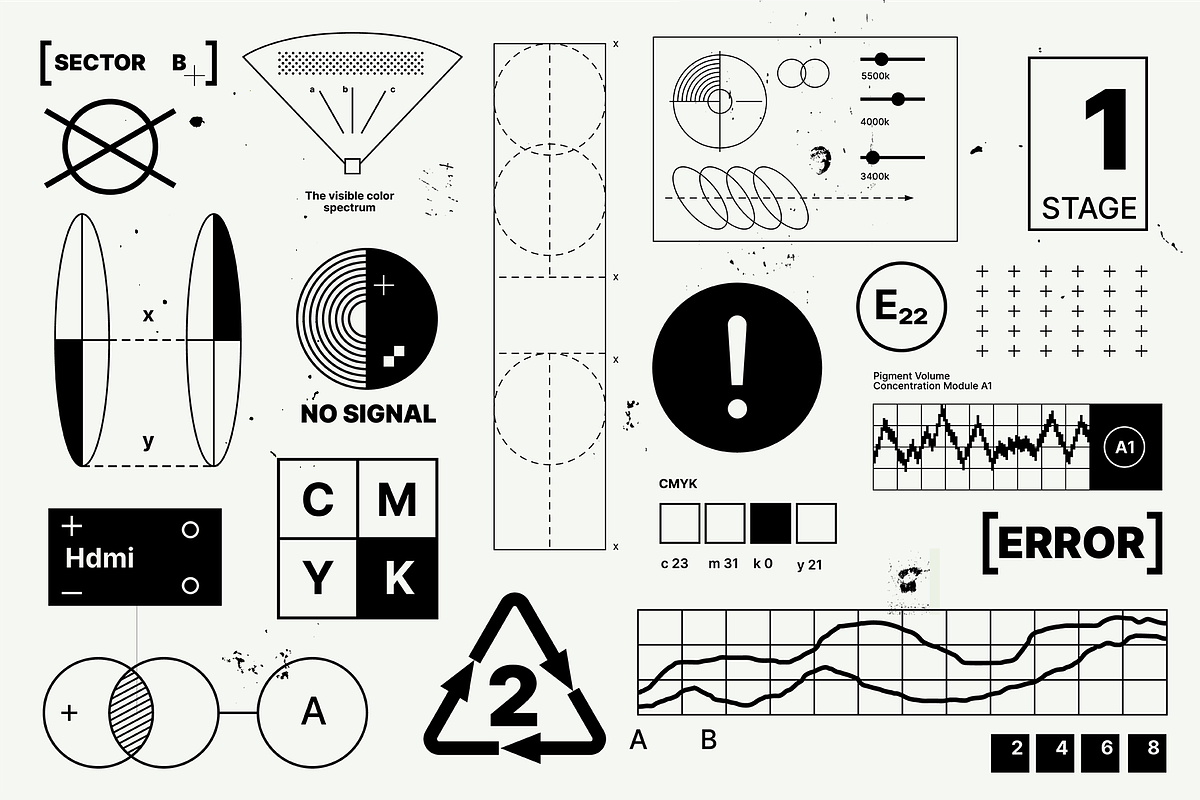 TECHNICAL GRAPHICS 250+ Assets Pack