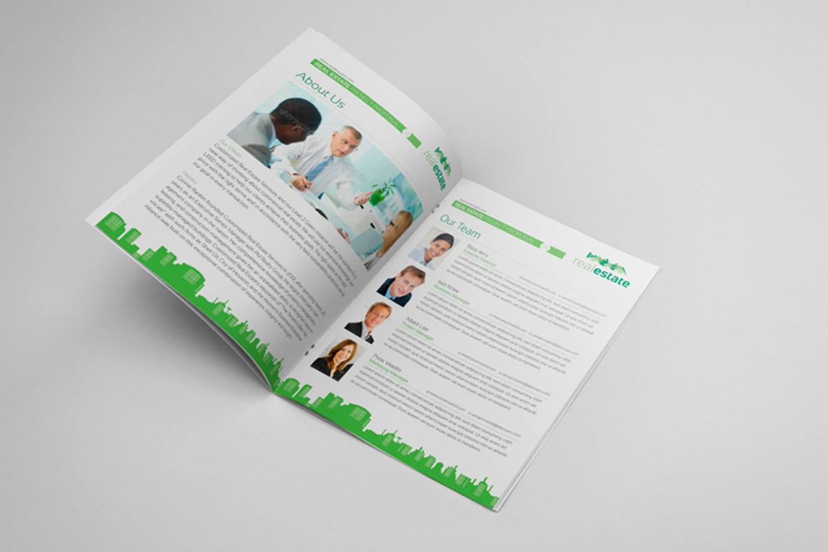 Real Estate Proposal Template, a Brochure Template by ContestDesign