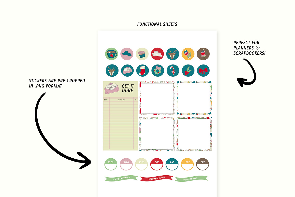 Clip Art Mega Pack for Goodnotes 5, a Stationery Template by Bella ...