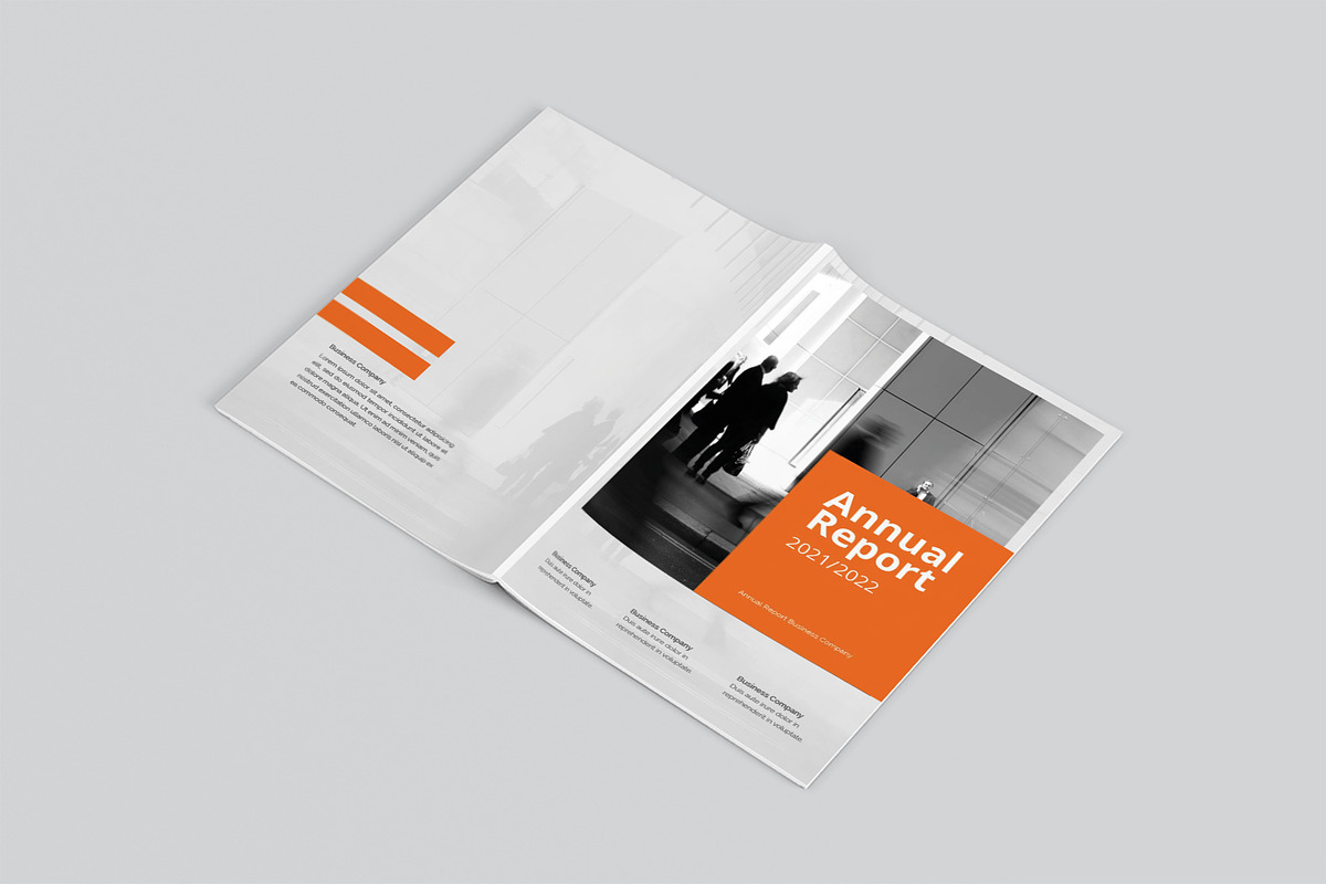 Annual Report, a Magazine Template by AQR Studio | Creative Market
