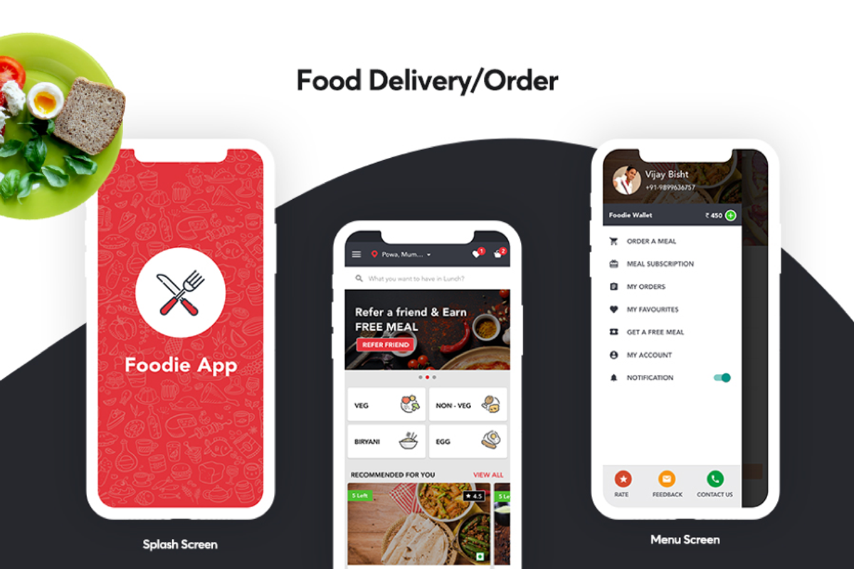 5 Multi Categories Mobile App UI KIT, an UI Kit Template by imvj