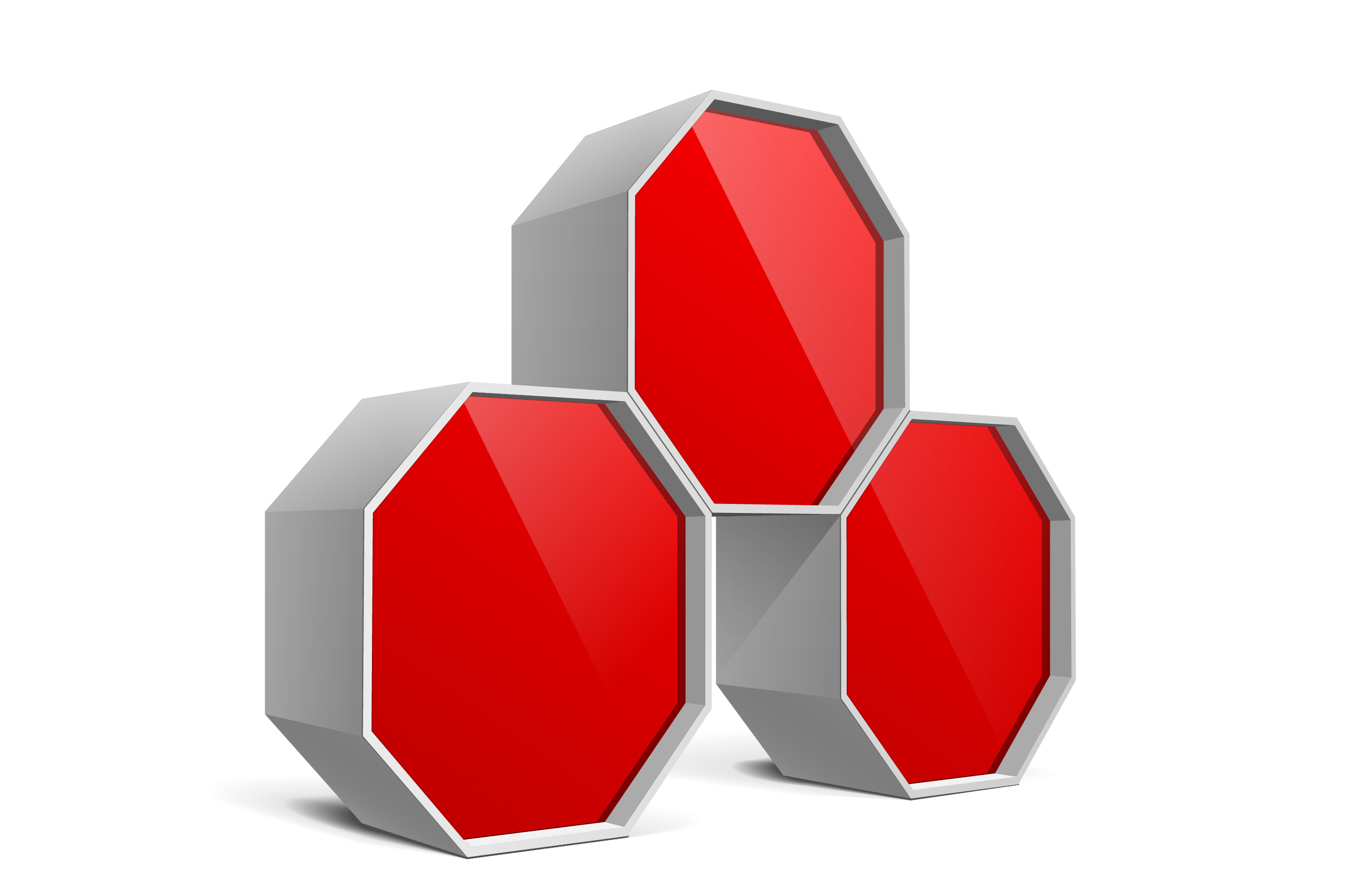 Red Package Boxes | Merchandise Mockups ~ Creative Market