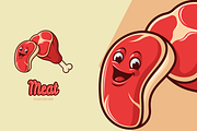 Meat - Mascot Logo | Branding & Logo Templates ~ Creative Market