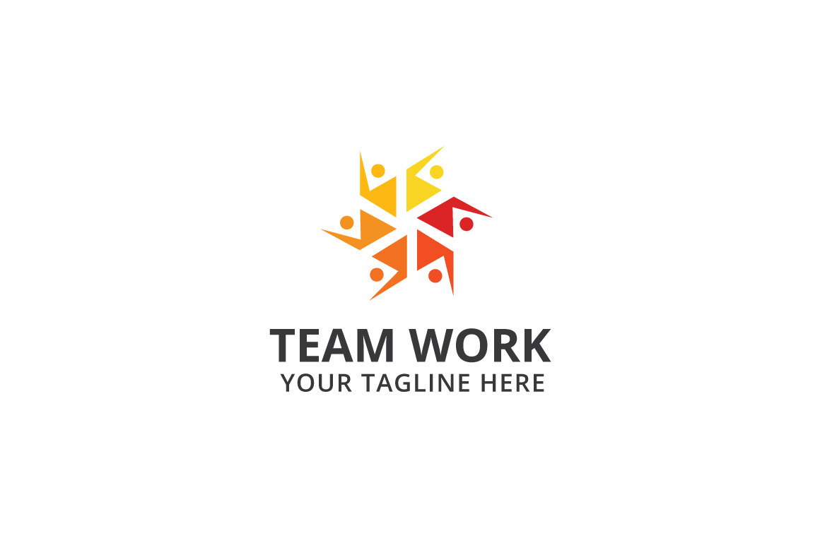 Team Work Logo Template, a Branding & Logo Template by Logo20