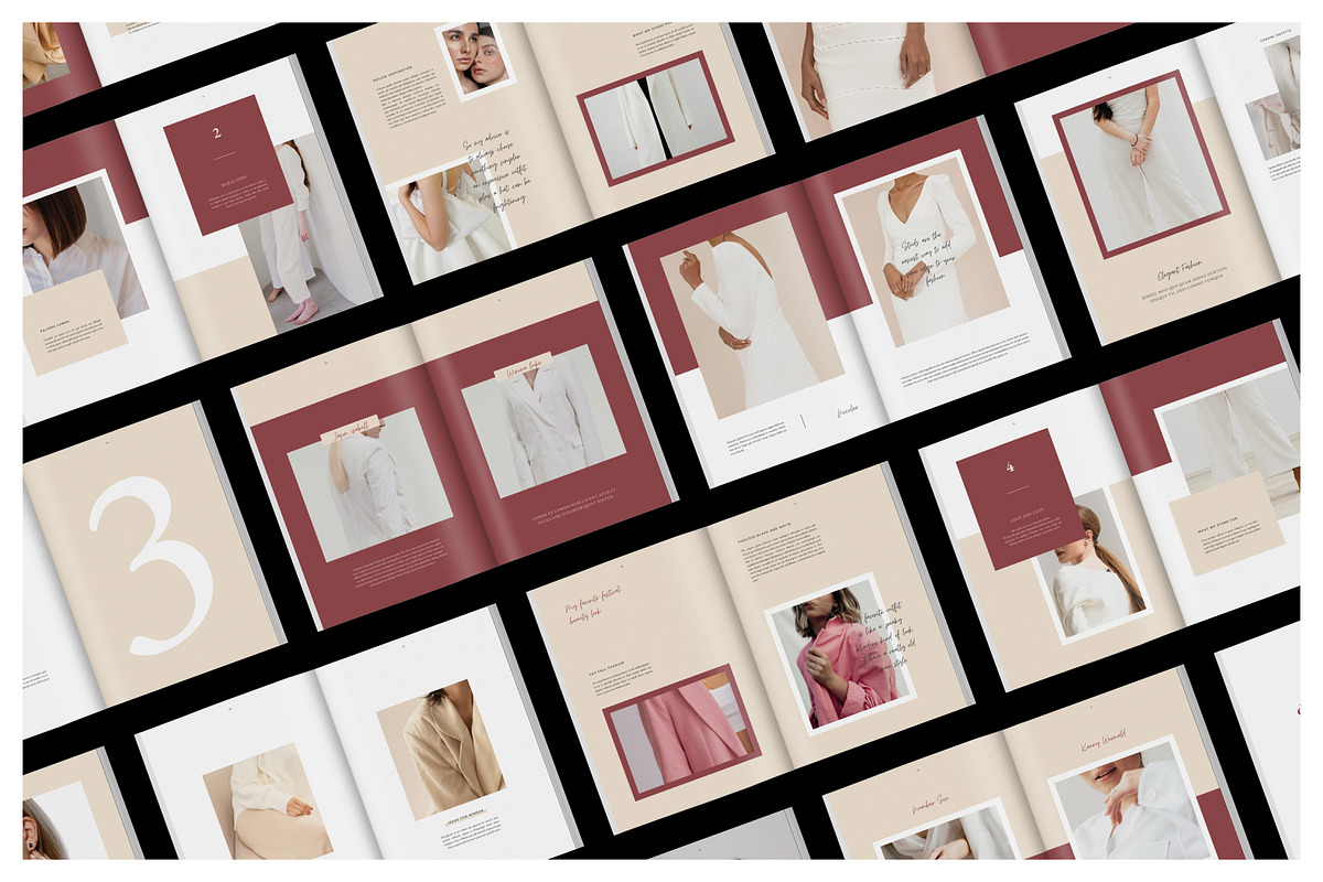 SPRING Editorial Lookbook, a Magazine Template by Arif Tri Ananta